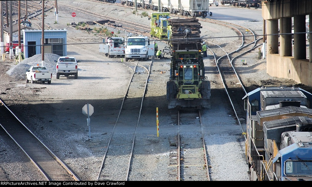 Track Work in the Acca Yard